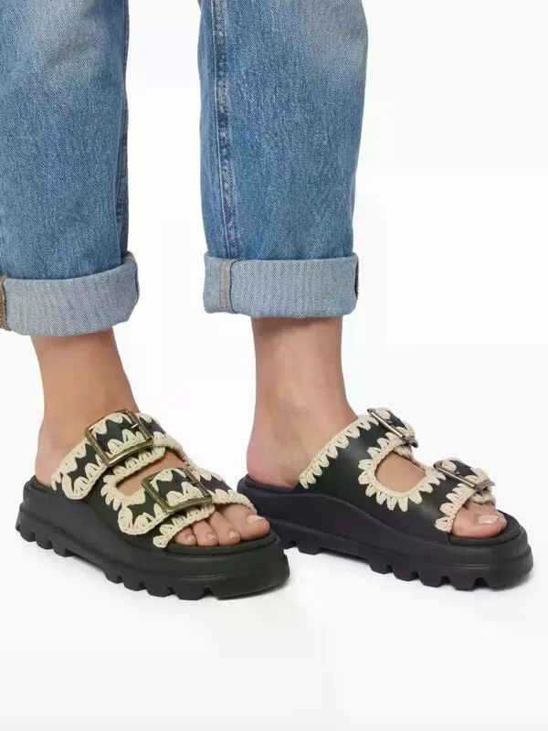 Mou Eva Buckled Sandals