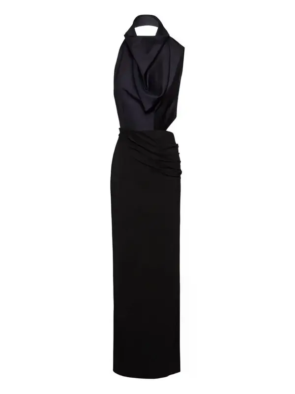 Magda Butrym Draped Halterneck Evening Dress