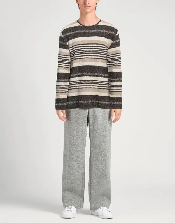 TOD'S Striped Cotton-linen Sweater