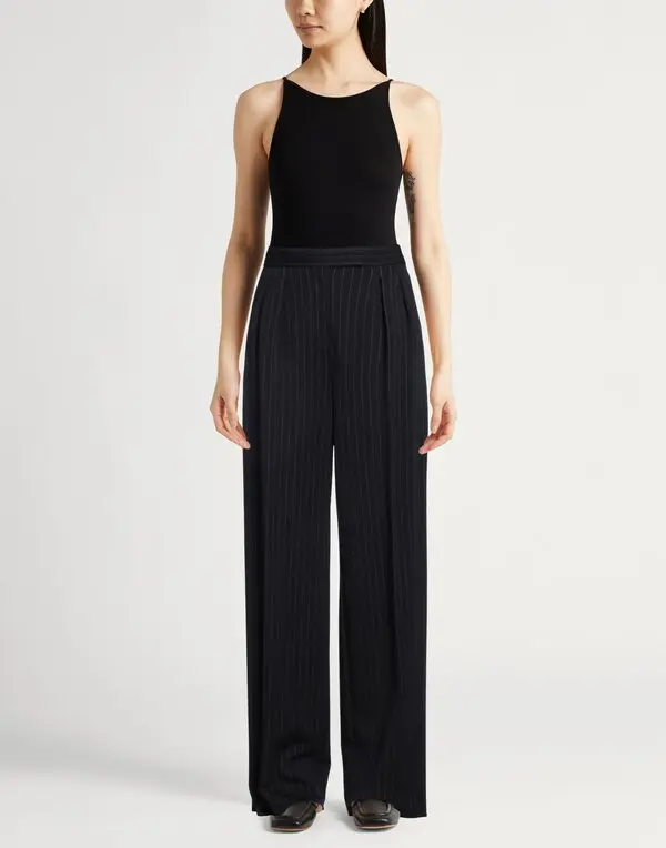 Max Mara Wide-leg Pinstripe Pants