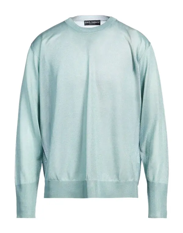 Dolce & Gabbana Metallic Lightweight Knit Sweater