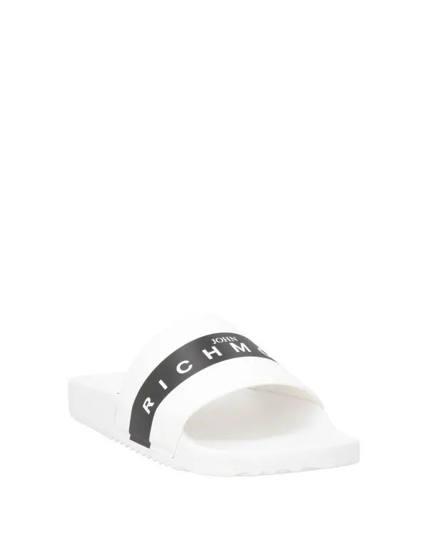 John Richmond Rubber Pool Slides - White