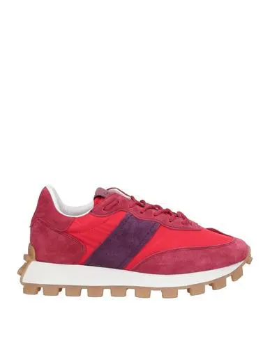 TOD'S Sneakers In Leather And Textile Fibers - Red