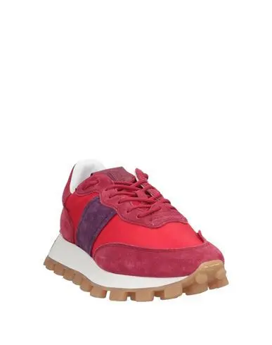 TOD'S Sneakers In Leather And Textile Fibers - Red