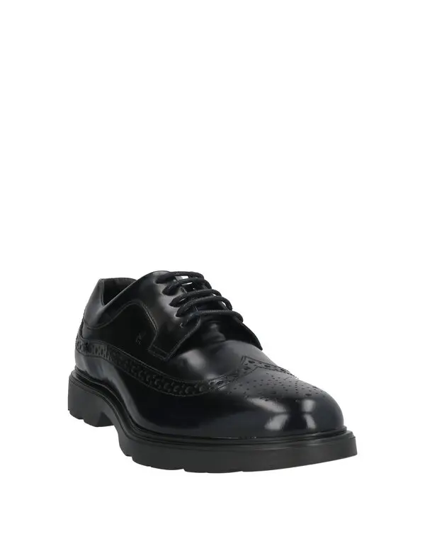 Hogan Lace-Up Leather Brogues In Black - 51% Off | Editorialist display picture 1