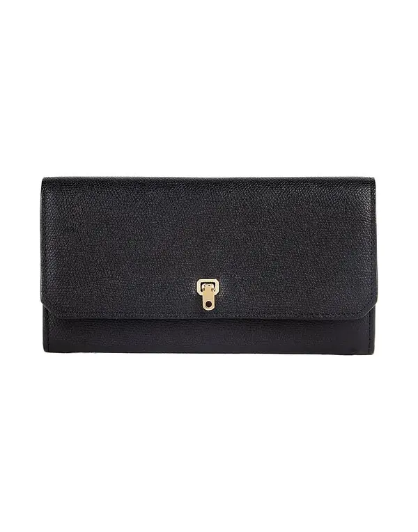VALEXTRA Wallet Calfskin - Black