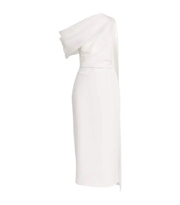 ROKSANDA Crepe Draped Maite Maxi Dress - Ivory