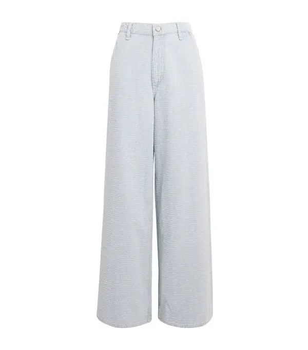 Rag & Bone Textured Sofie Wide-leg Jeans