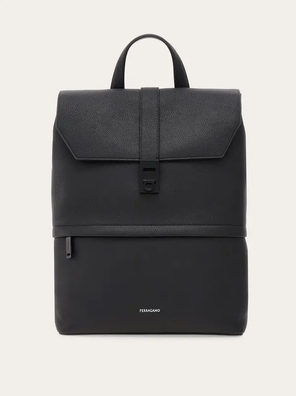 FERRAGAMO Backpack With Buckle - Black
