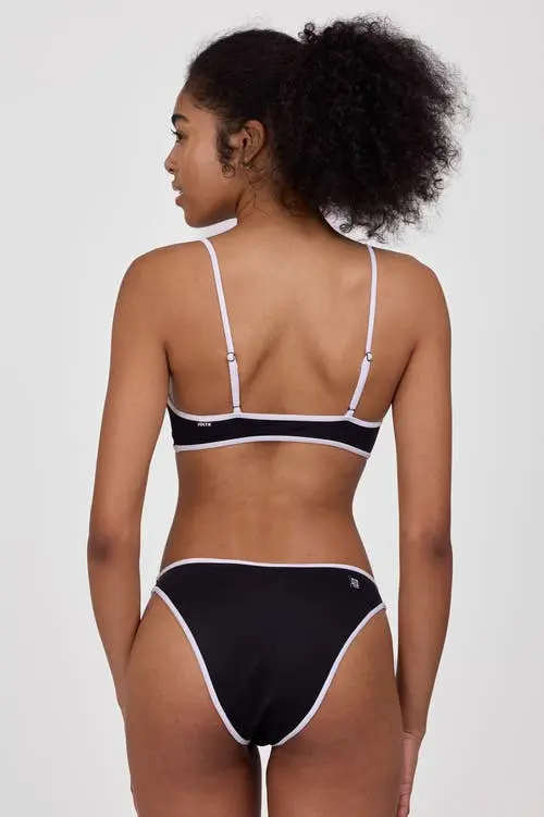 JOLYN Dina Bikini Bottom - Black & White
