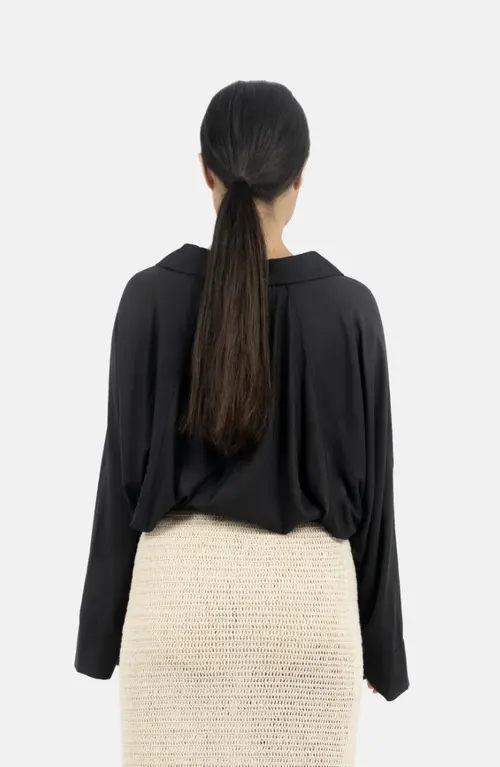 1PEOPLE-US Siena Batwing Sleeve Shirt - Black