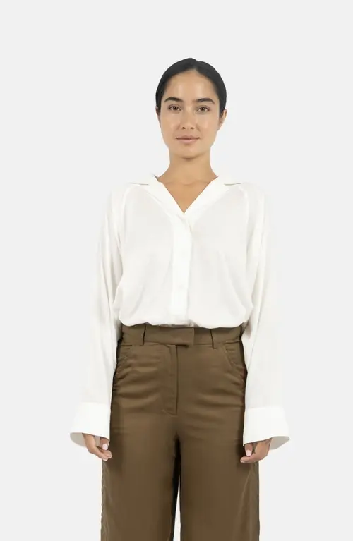 1PEOPLE-US Siena Batwing Sleeve Shirt - Creme