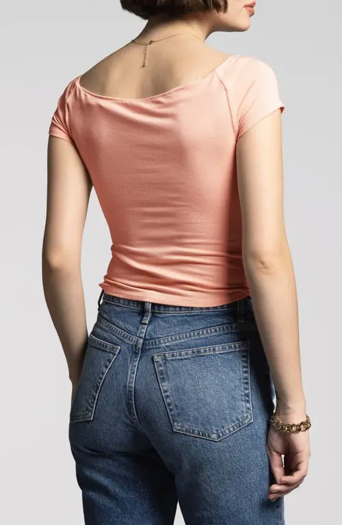 WEEKEND LOS ANGELES Adelina Twist Front Top - Muted Clay