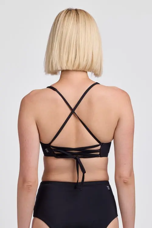 JOLYN Blake Bikini Top - Black