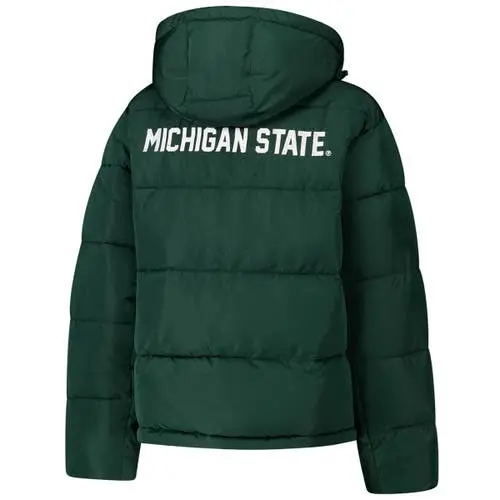 HYPE AND VICE Michigan State Spartans Puffer Jacket