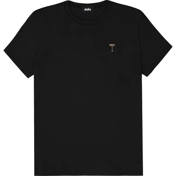 DALIX Coffee Martini Jersey Tee - Black