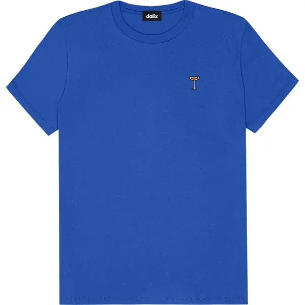 DALIX Coffee Martini Jersey Tee - Royal Blue