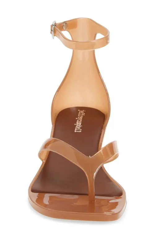 Jeffrey Campbell Gummy Ankle Strap Sandal - Caramel