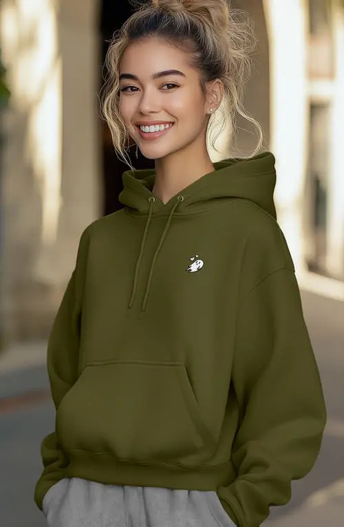 DALIX Heartly Ghost Midweight All Day Hoodie