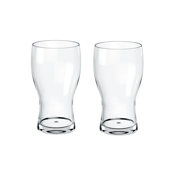 VILLEROY & BOCH Purismo Beer Pint Glass Set Of 2 - Clear