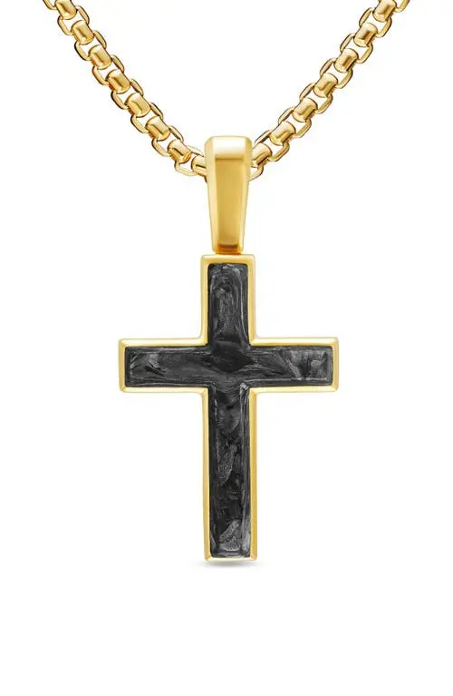 David Yurman Cross Amulet - Gold