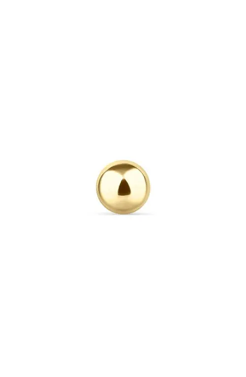 MARIA TASH Ball Threaded Stud Earring - Yellow Gold