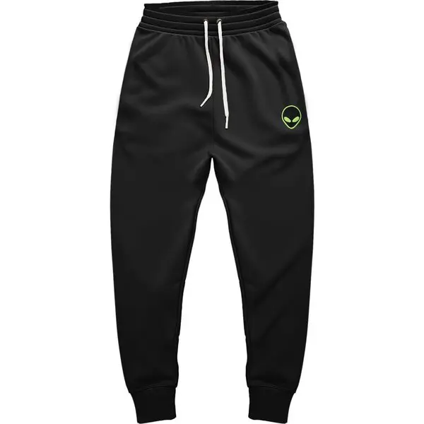 DALIX Alien Midweight Fleece Jogger Pant - Black