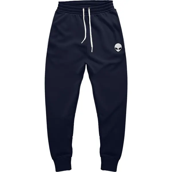 DALIX Alien Midweight Fleece Jogger Pant - Navy Blue