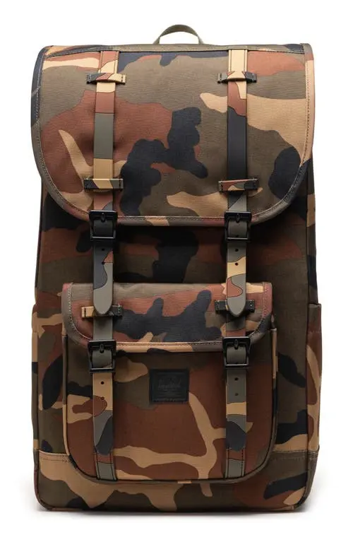 Herschel Supply Co. Little America Backpack - Woodland Camo/black Label