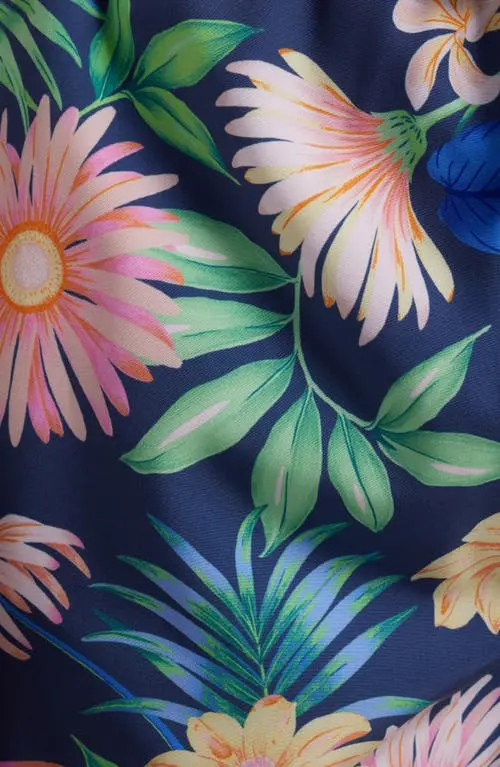 CHUBBIES Floral 5.5-inch Swim Trunks - Navy