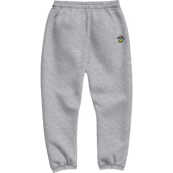 DALIX Sorcerer Frog Fleece Sweatpants - Htr Gray