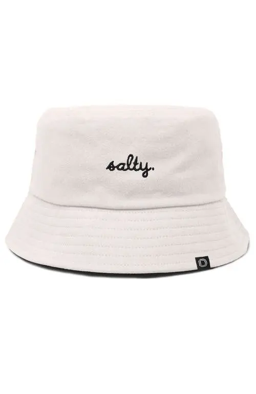 DALIX Salty Bucket Hat - Parchment White