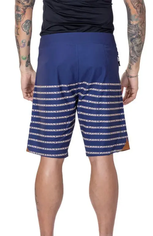 VAST Elements Micro Stripe Ii Stretch Board Shorts