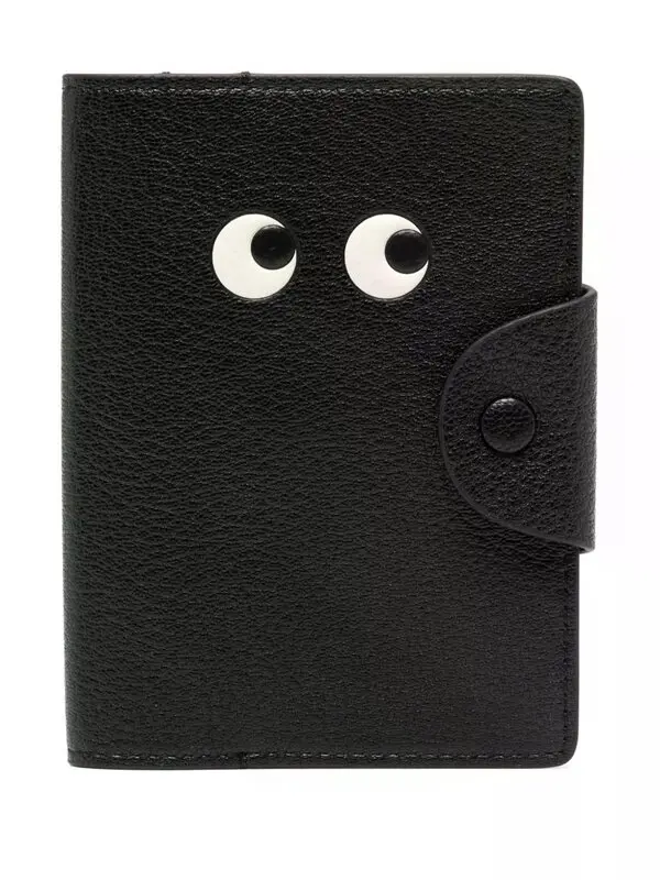 ANYA HINDMARCH Eyes Passport Case - Black