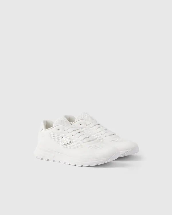 Prada Prax 2.0 Fabric And Mesh Sneakers