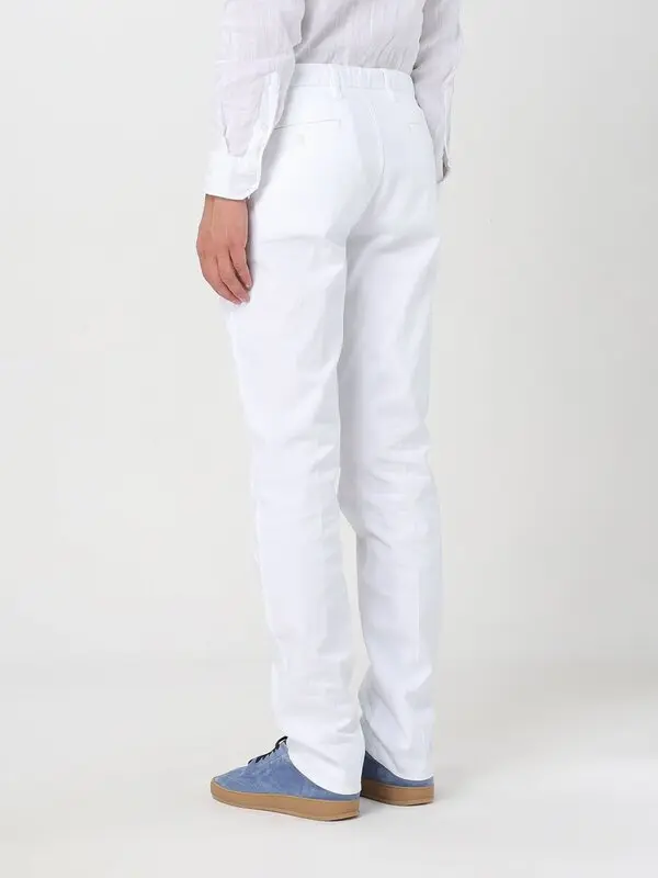 BLAUER. Trousers - White