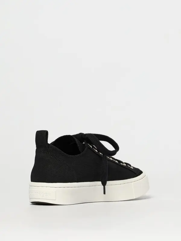 COURREGES Lace-up Sneakers - Black