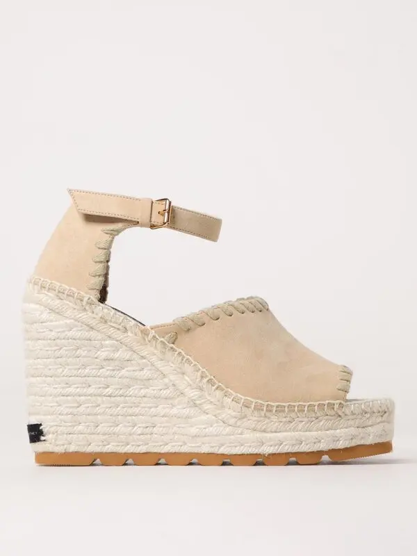 Stella McCartney Espadrille Wedge Sandals - Dust