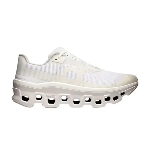 On Cloudmonster Void Sneakers - White