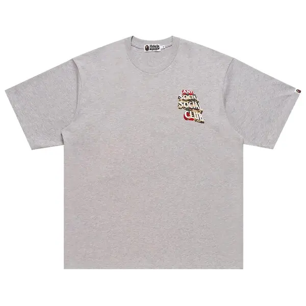 A BATHING APE X Anti Social Social Club Tee #2 - Grey