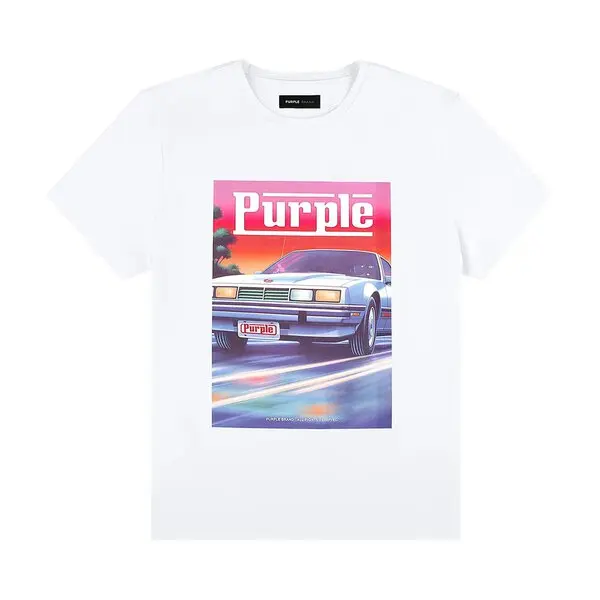 PURPLE BRAND Clean Jersey Short-sleeve Tee - White