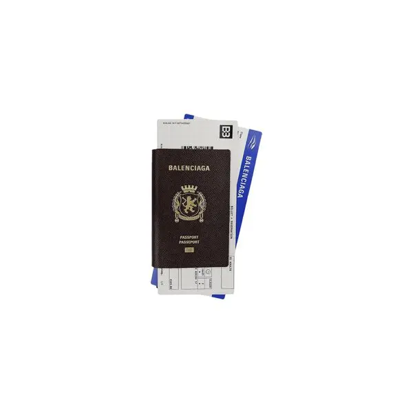 Balenciaga Passport Long Wallet 'passport Burgundy