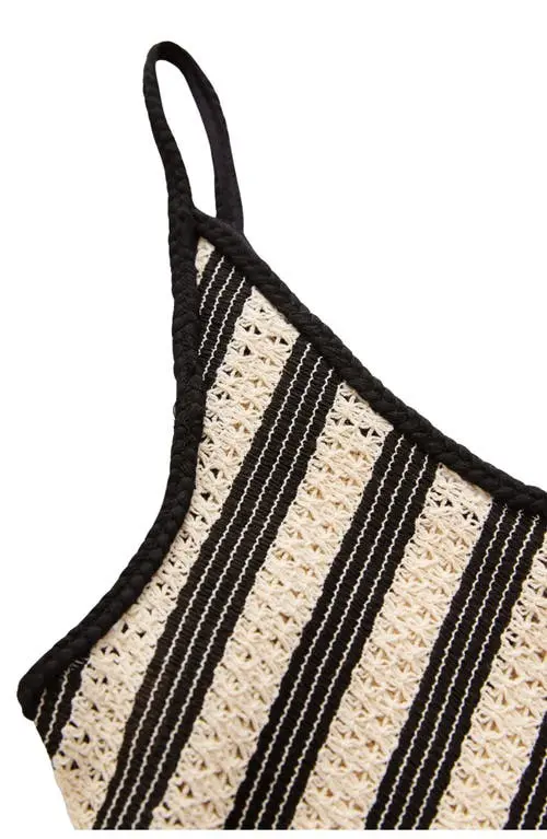 NEXT Chevron Stripe Midi Dress