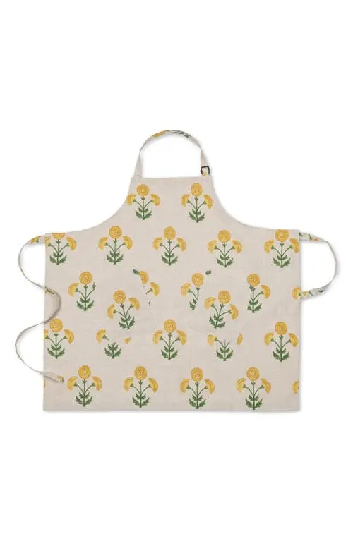 MATOUK Linen Apron - Gisele Marigold Natural