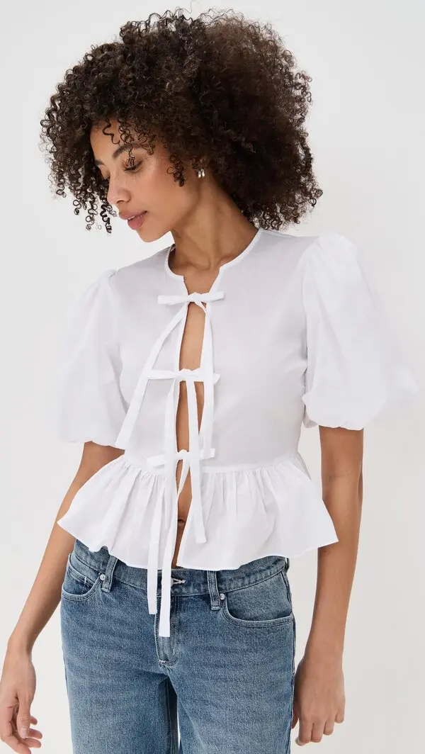 Playa Lucila Front Tie Top
