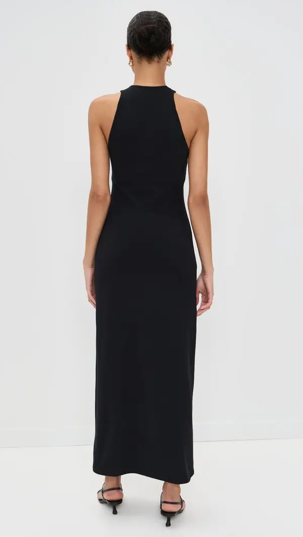 Reformation Ellie Knit Maxi Dress - Black | Editorialist