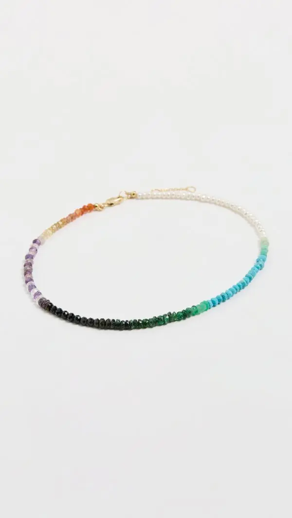 Shashi Natasha Gemstone Anklet
