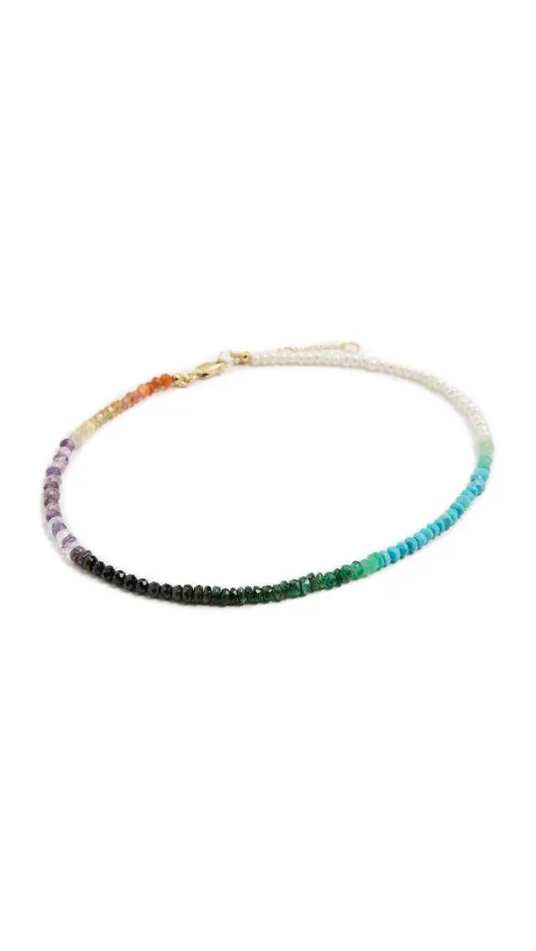 Shashi Natasha Gemstone Anklet
