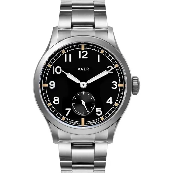 VAER C5 Dirty Dozen Bracelet Watch - Black
