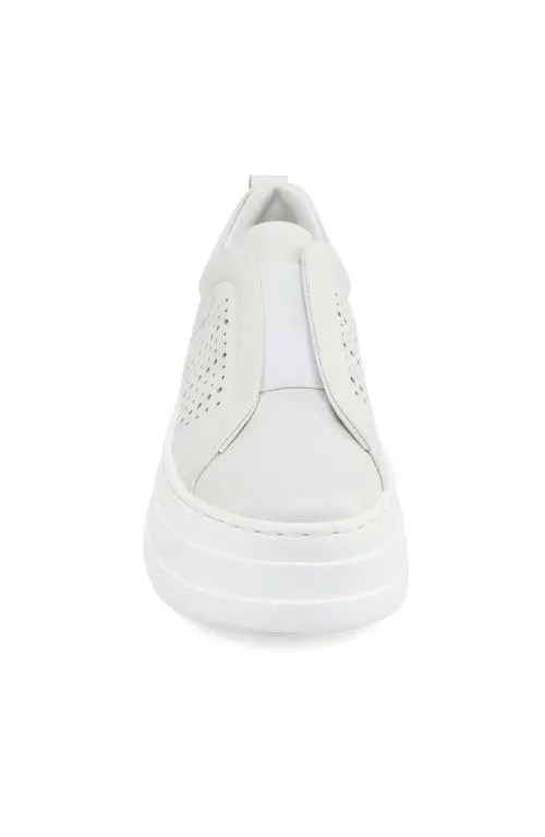 J/SLIDES NYC Bella Platform Sneakers - White